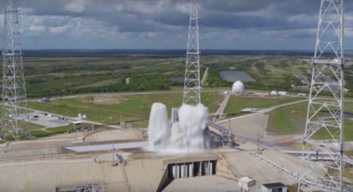 Watch NASA testing its launch pad water deluge system | Aerospace ...