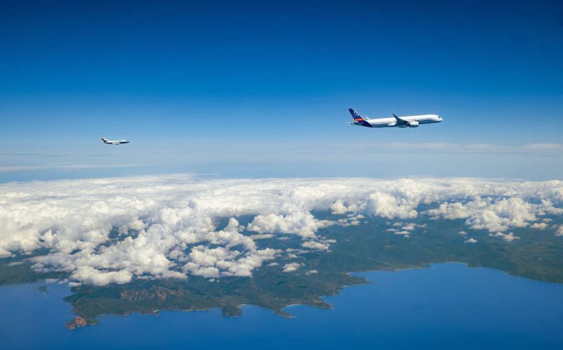 Flight tests show aircraft reduced contrails and soot emissions with ...