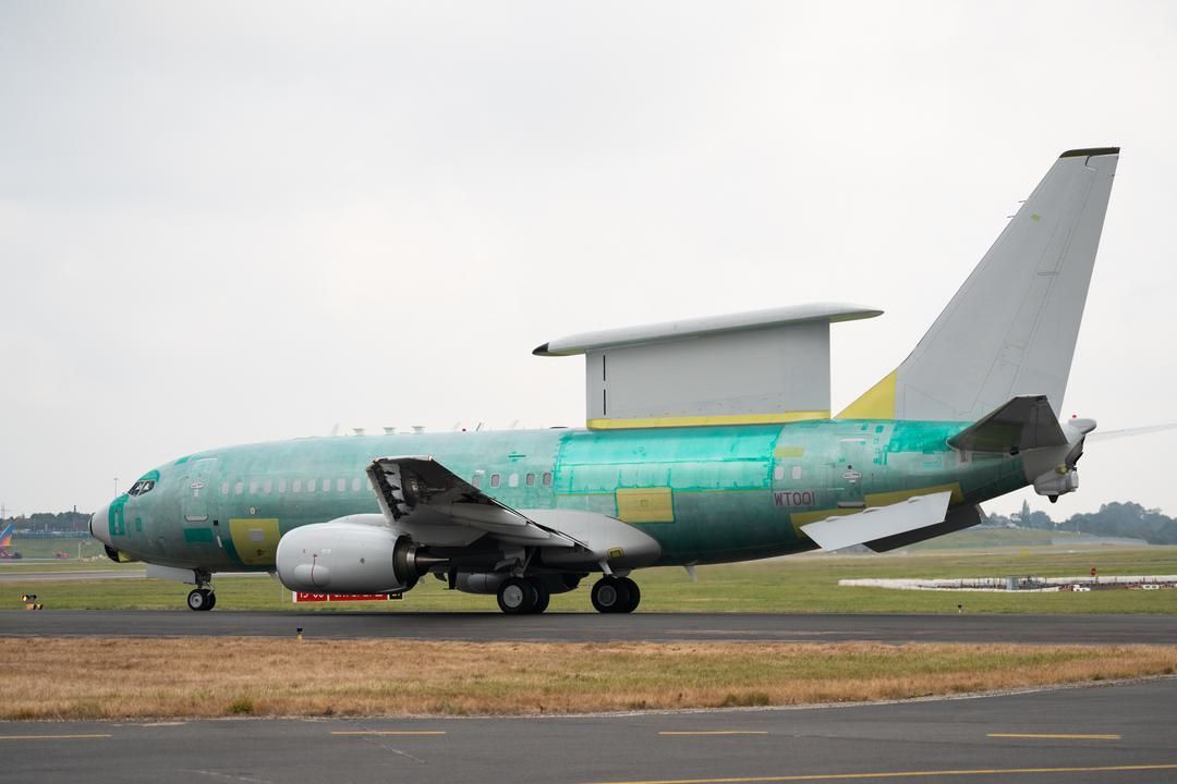 RAF's Wedgetail early warning aircraft makes first flight in UK ...