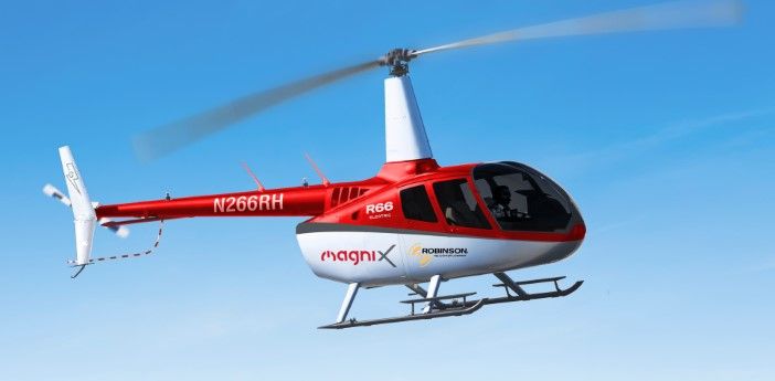magniX and Robinson partner on battery electric R66 helicopter ...