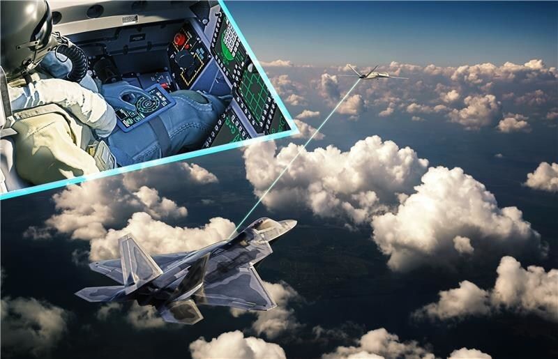 F-22 pilot commands CCA drone during test flight | Aerospace Testing ...