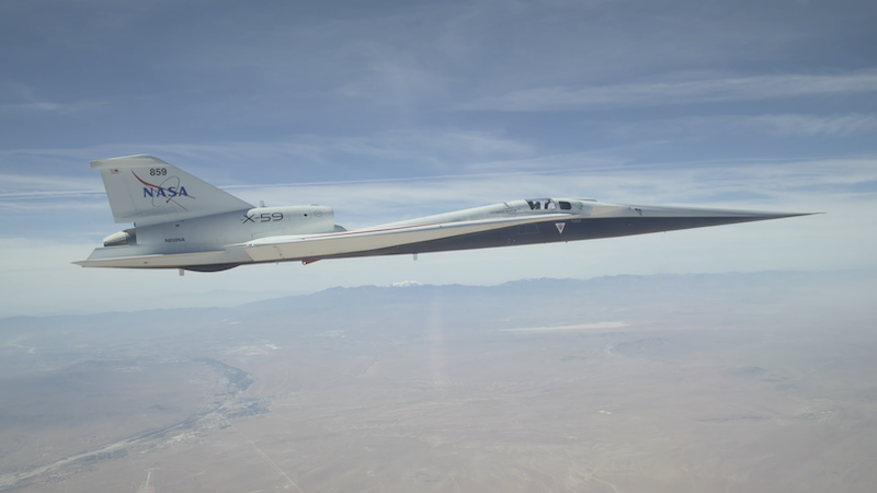 NASA's X-59 completes first wheels-up test flights | Aerospace Testing ...